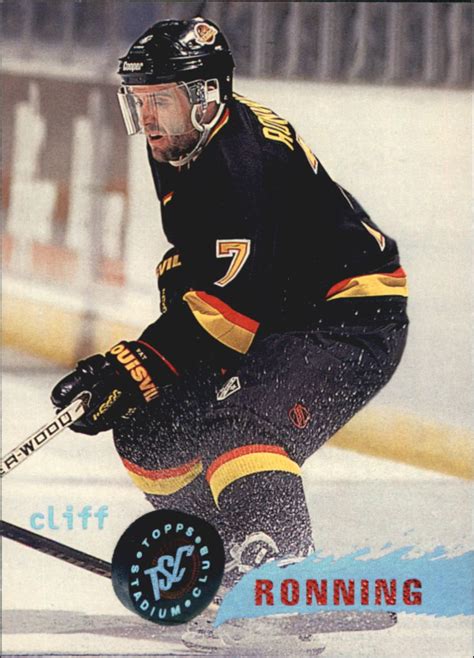 1995 96 Stadium Club 128 Cliff Ronning Nm Mt