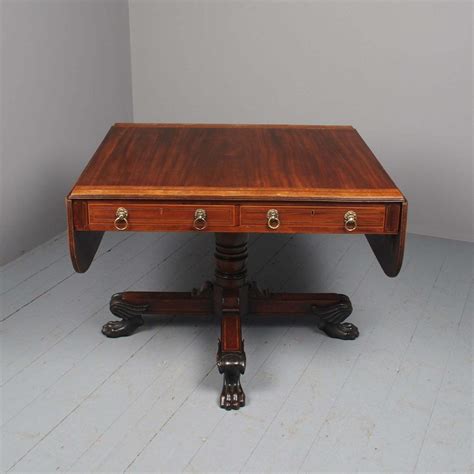 Antique Mahogany Sofa Table Cabinets Matttroy