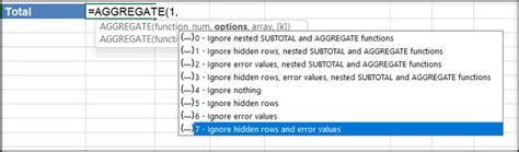 how to use aggregate function in excel 3 easy examples