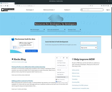 The Browser Inspector Using The Developer Tools Web Developer