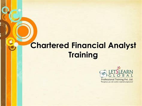 PPT CFA Online Training In Hyderabad CFA Online Training Classes CFA Online Training
