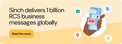 10 RCS Messaging Use Cases Examples Sinch