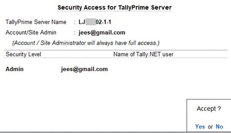 How To Implement Security Configuration In Tallyprime Server Tallyhelp