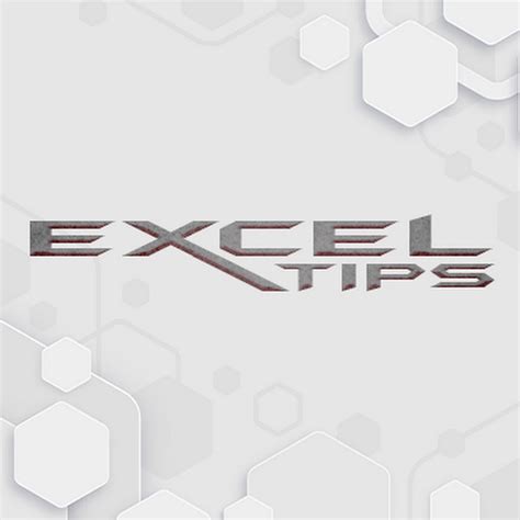 Ms Excel Tips Youtube