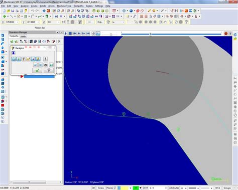 mastercam toolpath not following radius industrial forum