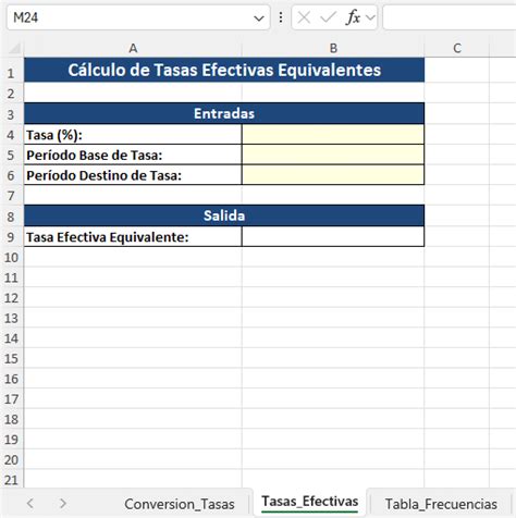 Cálculo Tasa Efectiva Anual Tea [ Excel Gratis ]