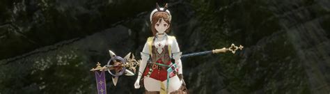 Atelier Ryza 3 Reisalin Stout Ryza With Weapon At Monster Hunter Rise