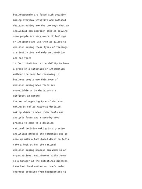 The Rational Decision Making Model Steps And Purpose In Organizations