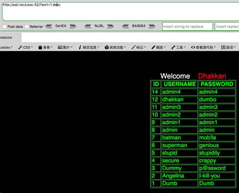 MySQL注入系列之order by 注入 二 bees blog
