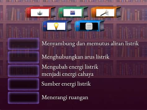 Kuis Komponen Komponen Listrik Permainan Pencocokan
