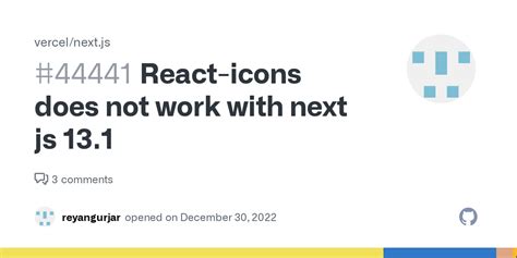 React Icons Does Not Work With Next Js Issue Vercel Next Js Github