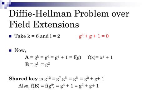 PPT Diffie Hellman 协议中的弱密钥 PowerPoint Presentation free download ID