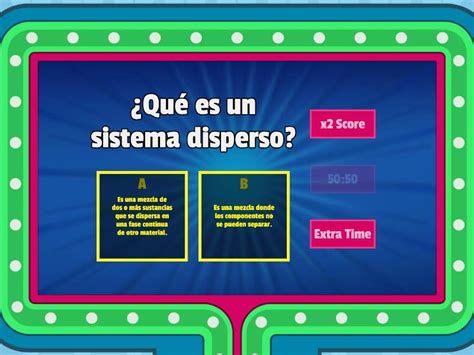 Sistemas Dispersos Gameshow Quiz