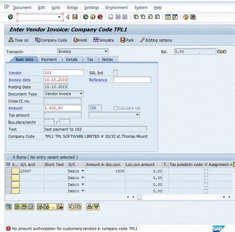 solved no amount authorization for customers vendors in c sap