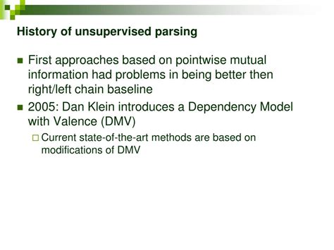 Ppt Unsupervised Dependency Parsing Powerpoint Presentation Free Download Id5624727