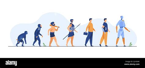 Evolution Of Man Robot