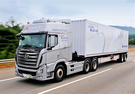 現代在韓國首次完成重型卡車自動駕駛 新科技 大紀元汽車網