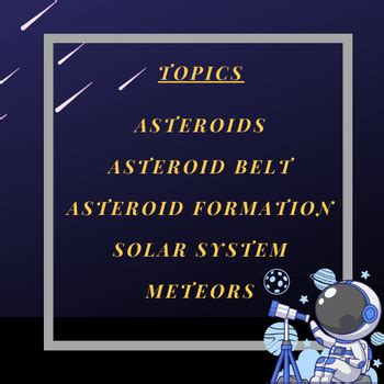 Asteroids Bundled Resource By That Red Haired Science Teacher TPT