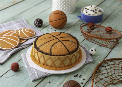 A Basketball Hoop Dessert Dynamic Food Photography Captures A Delicious And Engaging