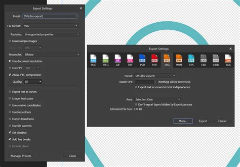 exported objects have added blank space pre v2 archive of affinity on