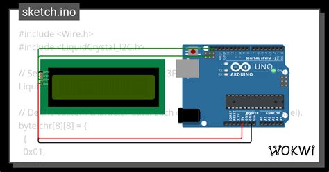 LCD Horse Animation Copy - Wokwi ESP32, STM32, Arduino Simulator
