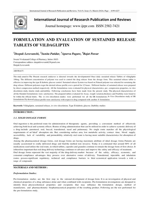 Pdf International Journal Of Research Publication And Reviews