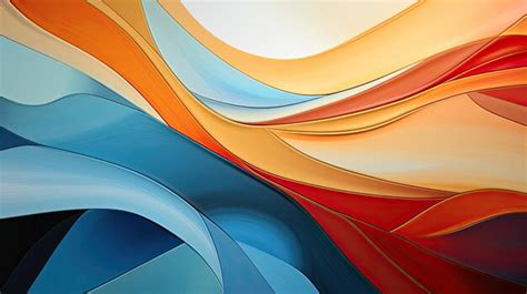 Premium AI Image Abstract Asymmetry Composition