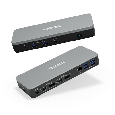 Plugable Usb C Dual Monitor Docking Station Certified Works With Chro ~ Plugable Technologies