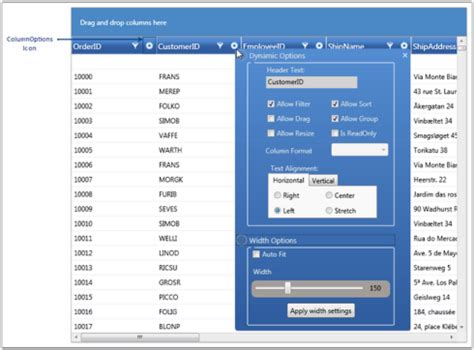 Data Presentation In Wpf Griddata Control Syncfusion