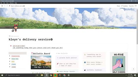 Cute Notion Templates