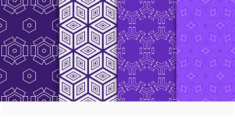 형상 완벽 한 패턴의 집합입니다 추상적인 기하학 삼각형 육각형입니다 벡터 일러스트 레이 션 현대적인 장식입니다 블루 색상 기하에 대한 스톡 벡터 아트 및 기타 이미지