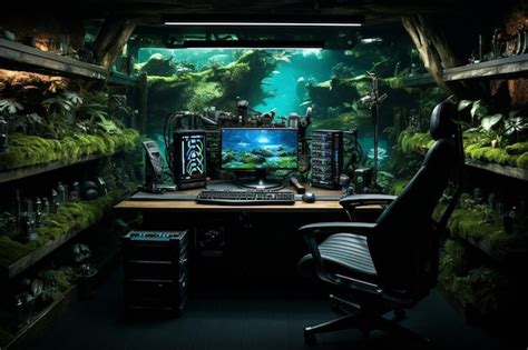 Desk Perfection Finetuning Your Workspace For Success Premium Ai Generated Image