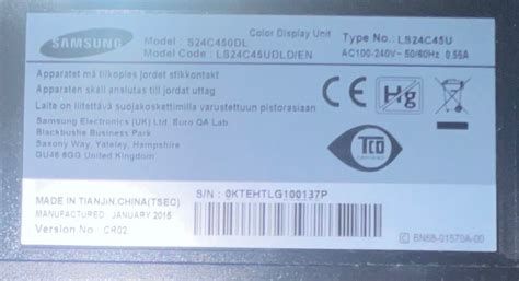 Samsung Business Monitor 24 Zoll S24C450DL | Kaufen auf Ricardo