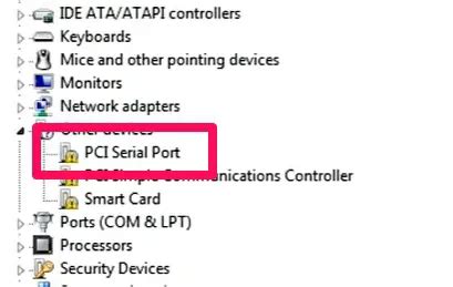 How To Fix PCI Serial Port Driver Issues Step By Step Guide