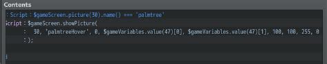 script calling picture name not working rpg maker forums