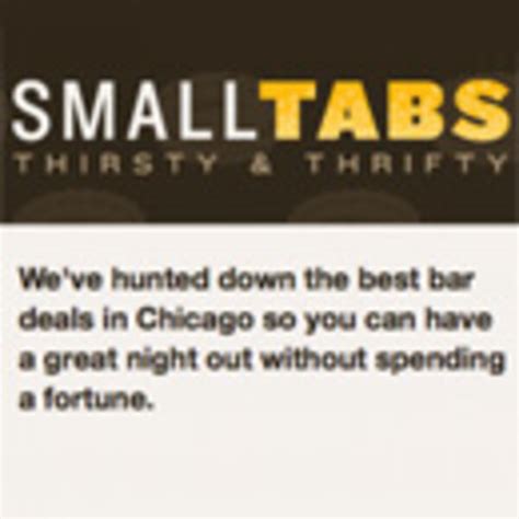 Small Tabs Drink Thrillist Chicago