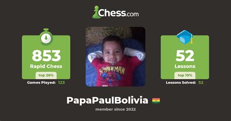Paul Didier Valverde Ovando Papapaulbolivia Chess Profile