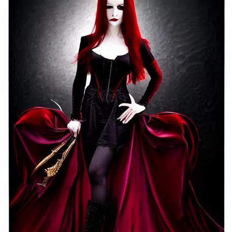 full length photo of a beautiful vampire queen with, | Stable Diffusion | OpenArt