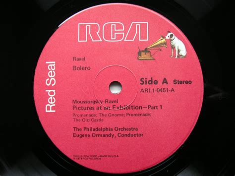 Mussorgsky Pictures At An Exhibition Ravel Bolero Ormandy Philad Kingsway Hall Classical