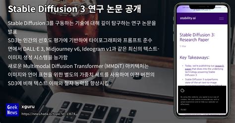 GN Stable Diffusion 연구 논문 공개 읽을거리 정보공유 파이토치 한국 사용자 모임
