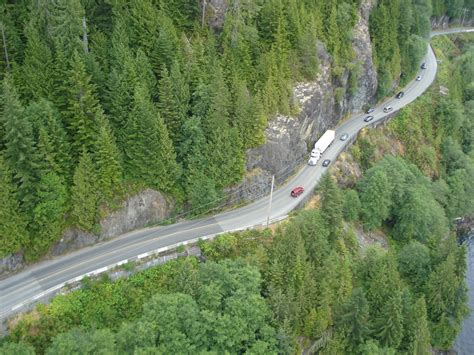 Highway 4 Near Kennedy Lake An Aerial View Of A Section Of Flickr