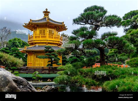 Pagoda Style Chinese Architecture Perfection In Nan Lian Garden Hong