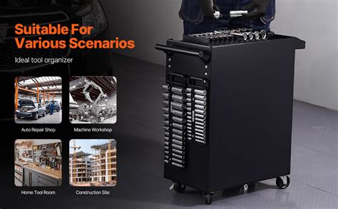 Portable Socket Organizer Set 3pcs 76 Clip Magnetic Socket Tray Metric