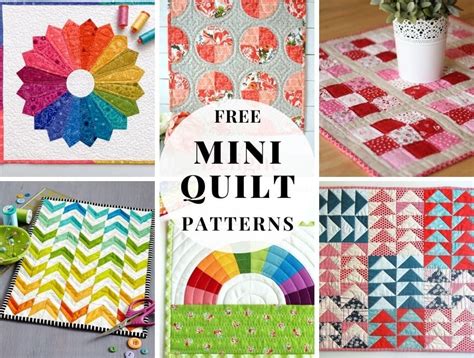 20 Gorgeous Mini Quilt Patterns Hello Sewing