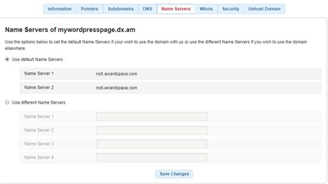 How To Change Name Servers Of A Domain Name Awardspace Com