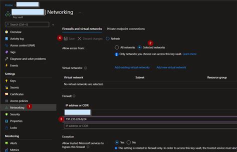 azure cannot acces keyvault secrets through service endpoint in a vsts release stack overflow