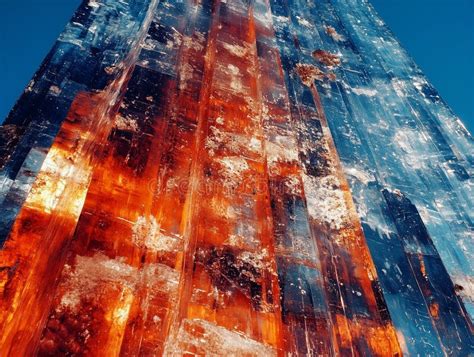 A Towering Abstract Structure Stock Image Image Of Abstractart