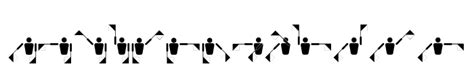 Fontsvectorsemaphoreflag Free Font Decorative Display Dec What Font Is