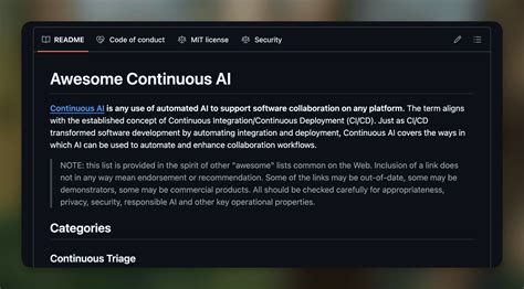 Github Features Dosu In First Awesome Continuous Ai List