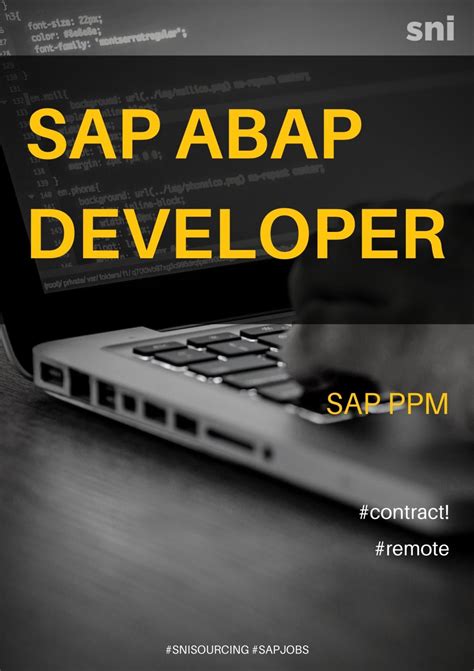 Sni On Linkedin Sapabap Abapdeveloper Sapppm Sapabapconsultant
